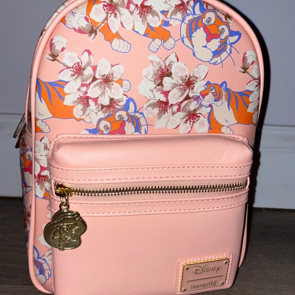 Loungefly | Bags | Loungefly Disney Aladdin Rajah Floral Backpack ...